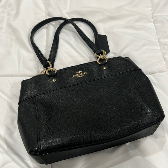 Coach | Bags | Coach Cute Black And Gold Purse | Poshmark